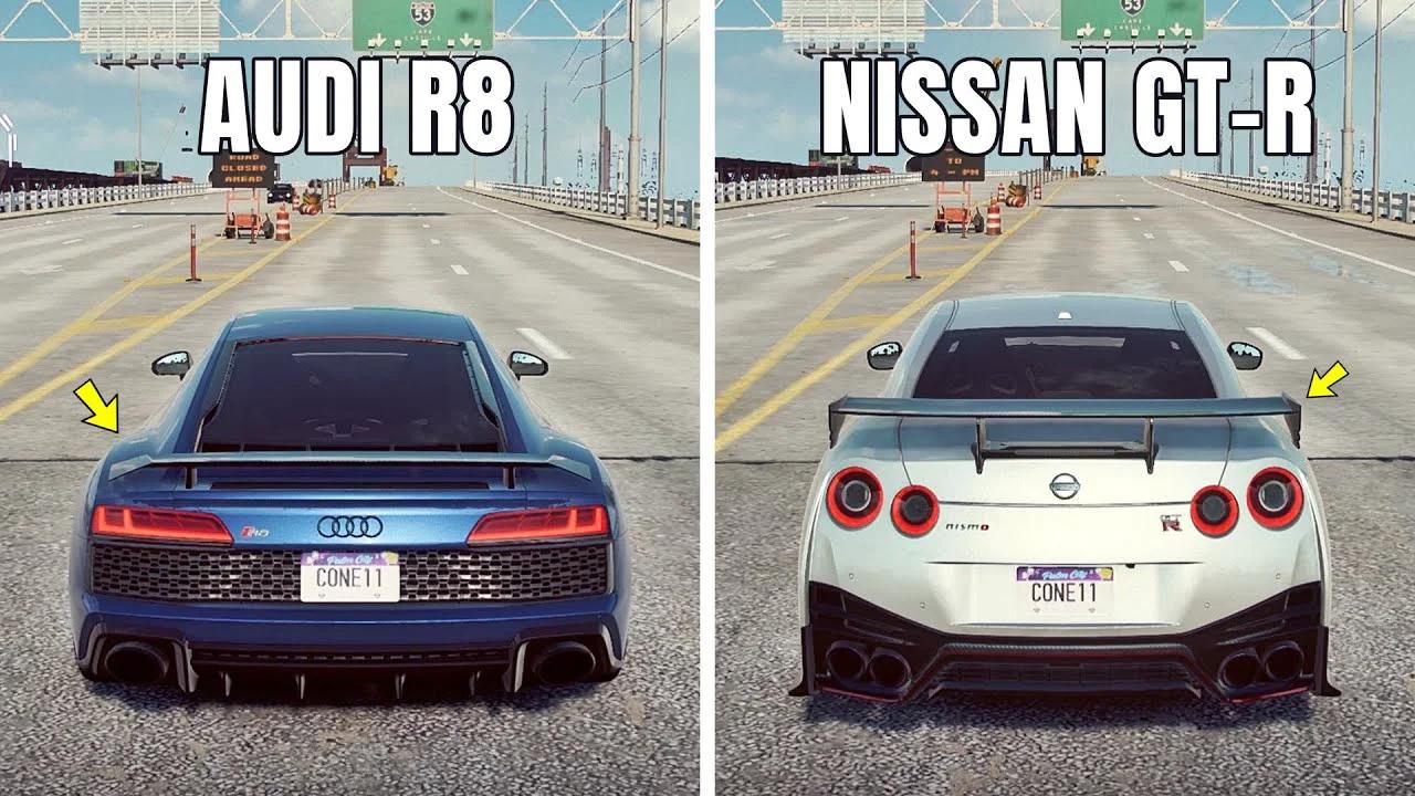 NFS Heat: AUDI R8 VS NISSAN GT-R NISMO (WHICH IS FASTEST?)