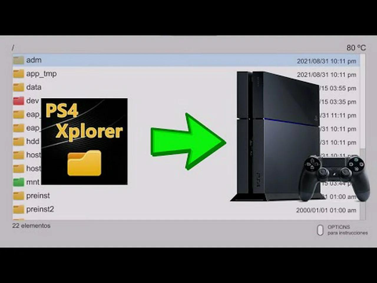 PS4-XPLORER 1.33 AHORA FUNCIONAL HASTA HEN 9.00 FANTASTICO ADMINISTRADOR DE ARCHIVOS