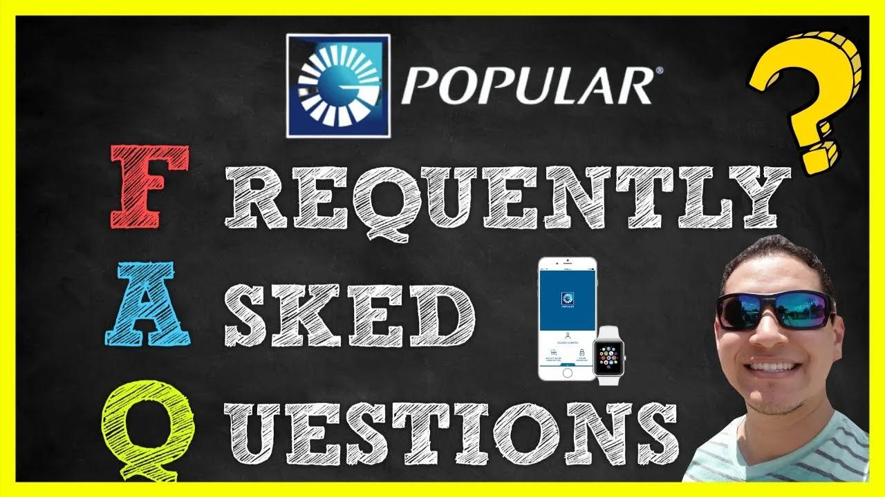 Especial PREGUNTAS & RESPUESTAS (Internet Banking BANCO POPULAR ...