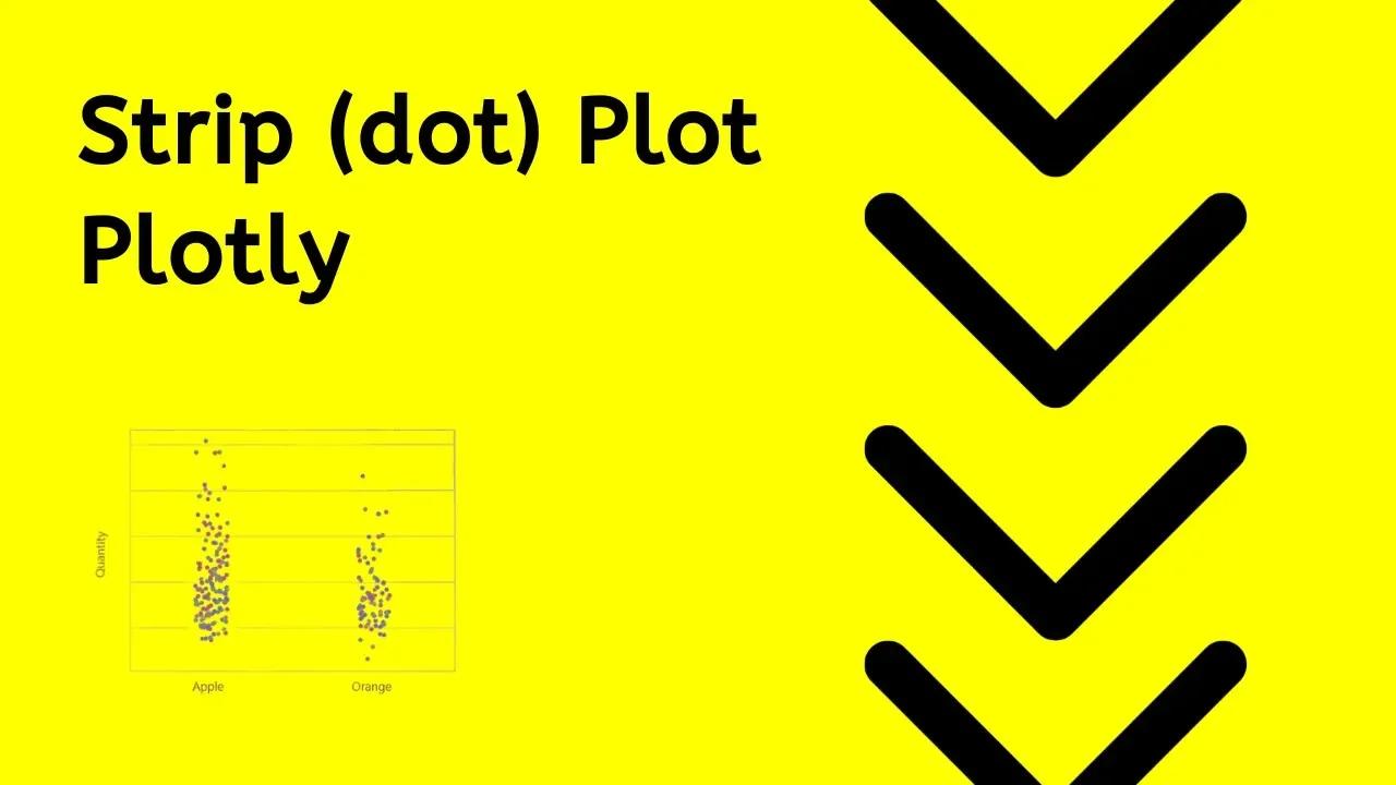 How to build a Strip Plot -- Python Plotly