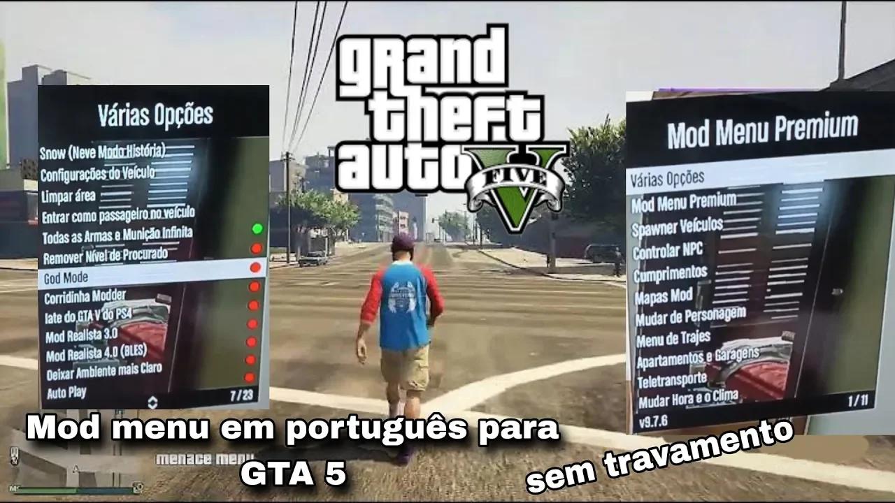 Como instalar Mod Menu em português no GTA V Direto Do PlayStation 3.