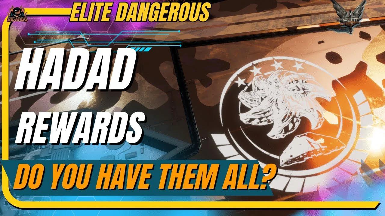HADAD Titan Destruction Awards In Game / Elite Dangerous