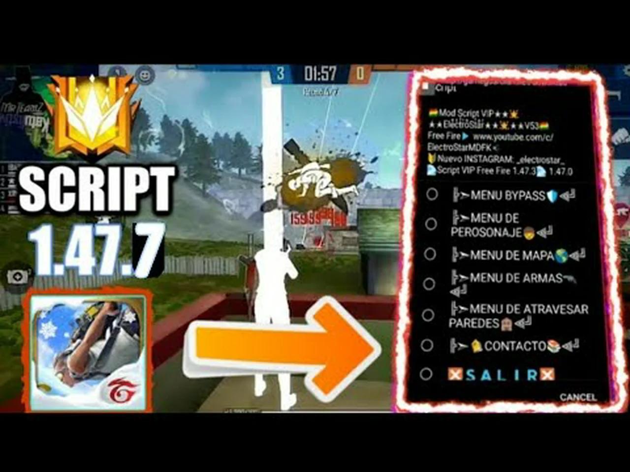 Mega Hack Script Para Free Fire 1.47.7 / Antiban / Headshot/ Aimbot ...