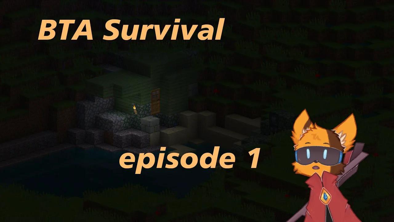 Minecraft BTA survival ep1
