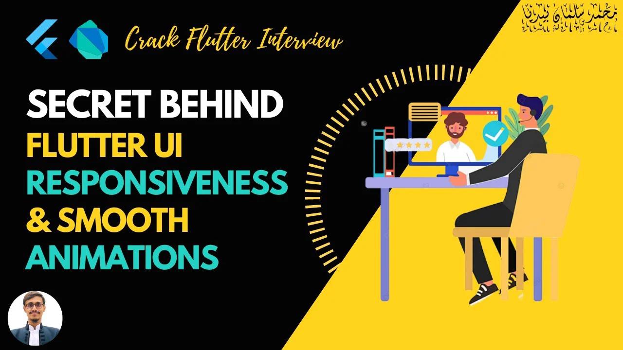 Secret behind UI responsiveness and smooth animations | Flutter/Dart | Urdu/Hindi
