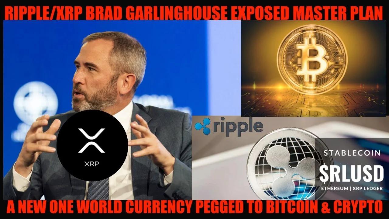 WTF! RIPPLE/XRP CEO EXPOSES MASTER PLAN! A NEW ONE WORLD CURRENCY PEGGED TO BITCOIN & CRYPTO!
