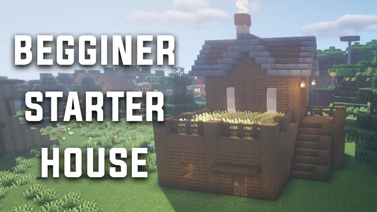 How to build a Begginer starter house in Minecraft