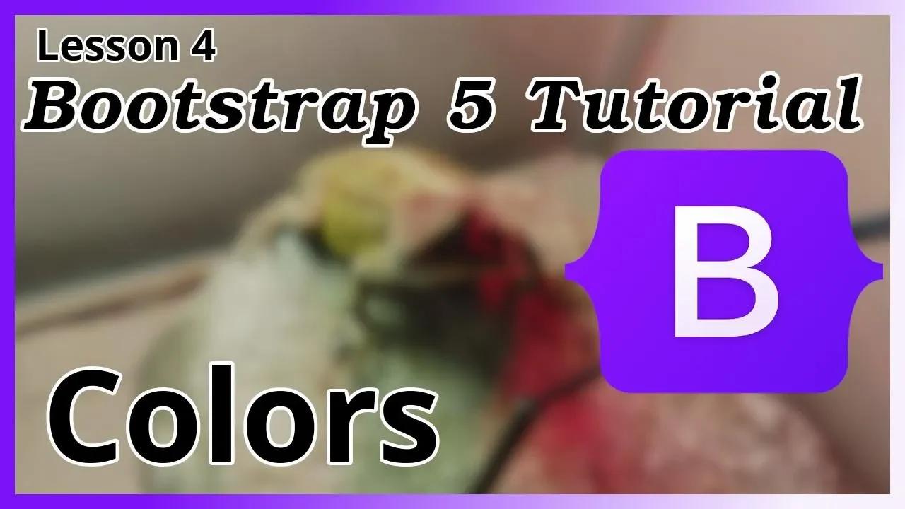 Colors - Bootstrap Tutorial (Part 4)