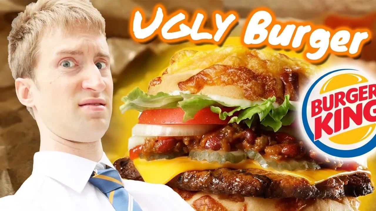 "UGLY BURGER" Whopper Jr. from Japanese Burger King