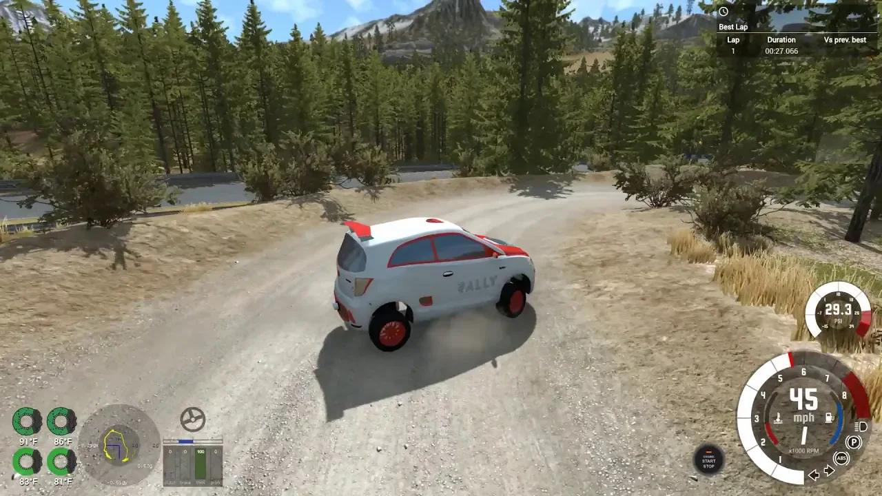 [Beamng.Drive] Automation Gravil Circuit/ Rally Car/ 5 Cylinder
