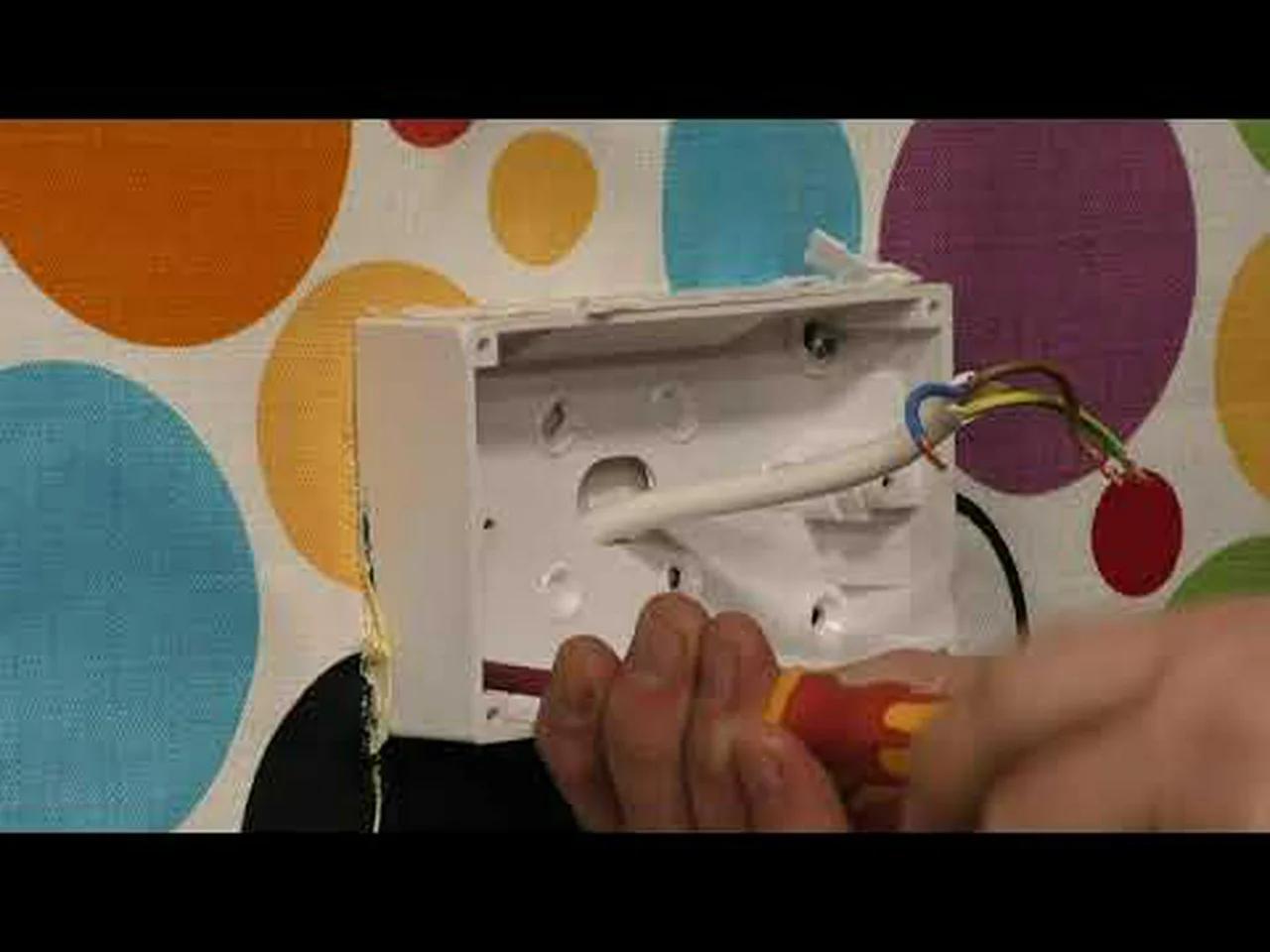 DIY Electrical How to Install A recessed Double Socket in the UK Step ...