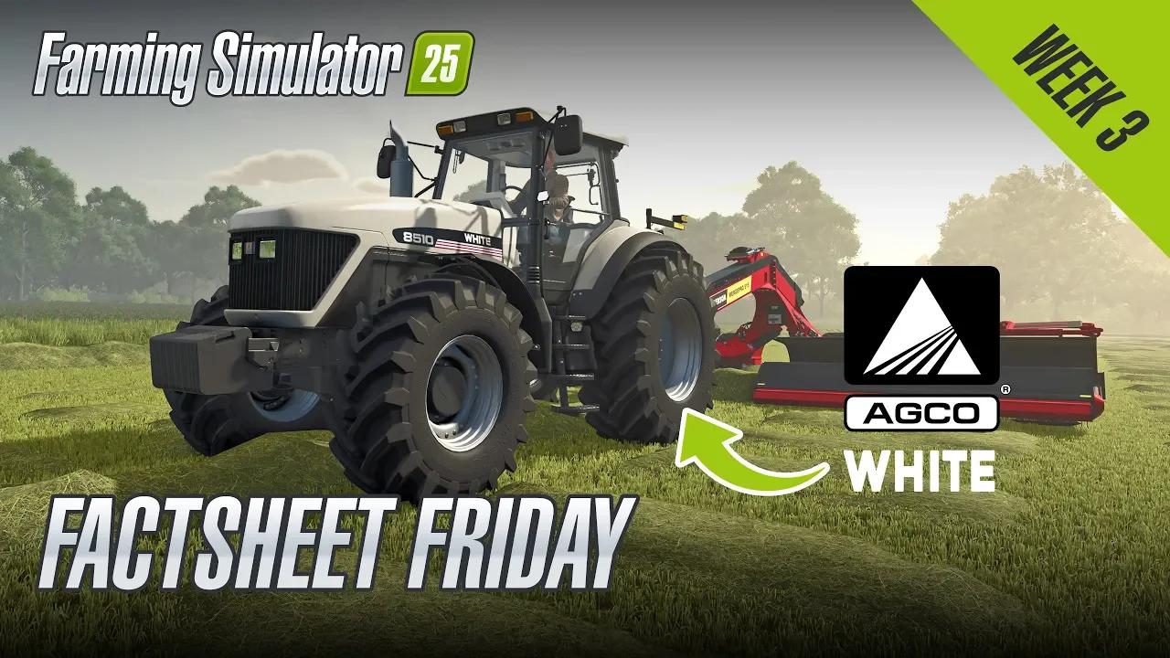 Agco White Tractor Factsheet Friday Week 3