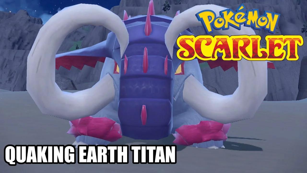 Pokemon Scarlet - Quaking Earth Titan (Ground Badge) [Nintendo Switch]