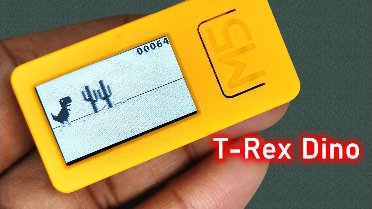 How to Install T-Rex Dash Dino Runner on M5Stack2 (ESP32)