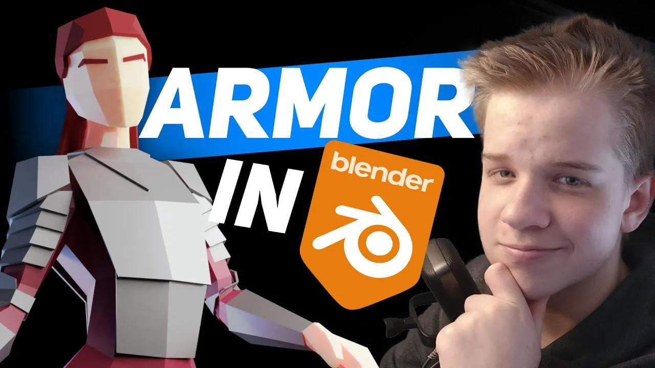 How to make low poly armor - blender 2.93
