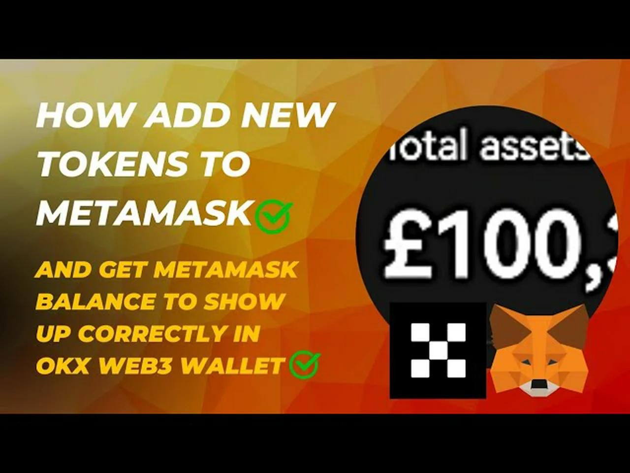 How to add new tokens to metamask from smart contract address from any ...