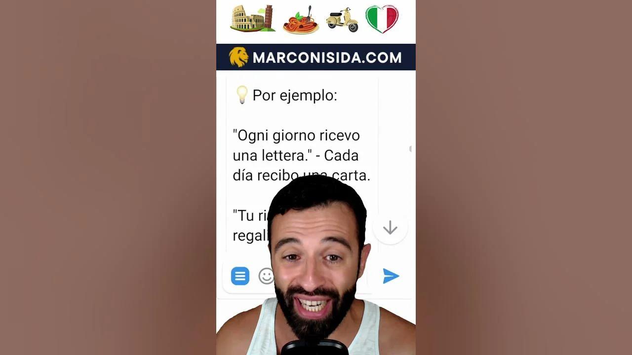 🇮🇹 Descubre Cómo "Ricevere" Transforma Tu Italiano 💌 #AprenderItaliano ...