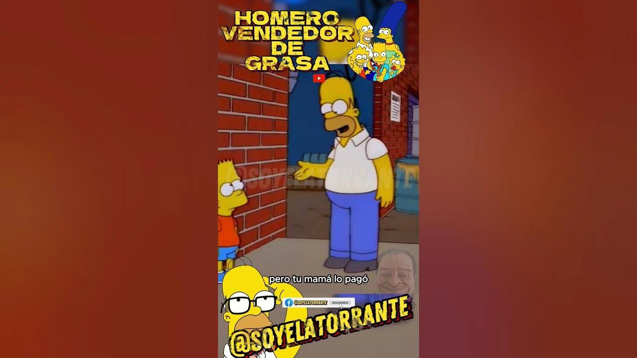 LOS SIMPSON - HOMERO VENDEDOR DE GRASA #lossimpson #animados #dibujos ...