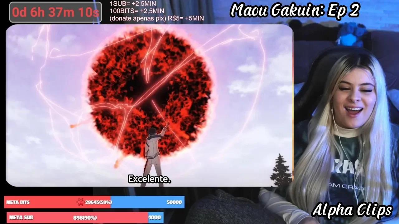 Mariana Alpha - O Rei Demônio Vc Sasha | Maou Gakuin | Ep 2 [ React ]