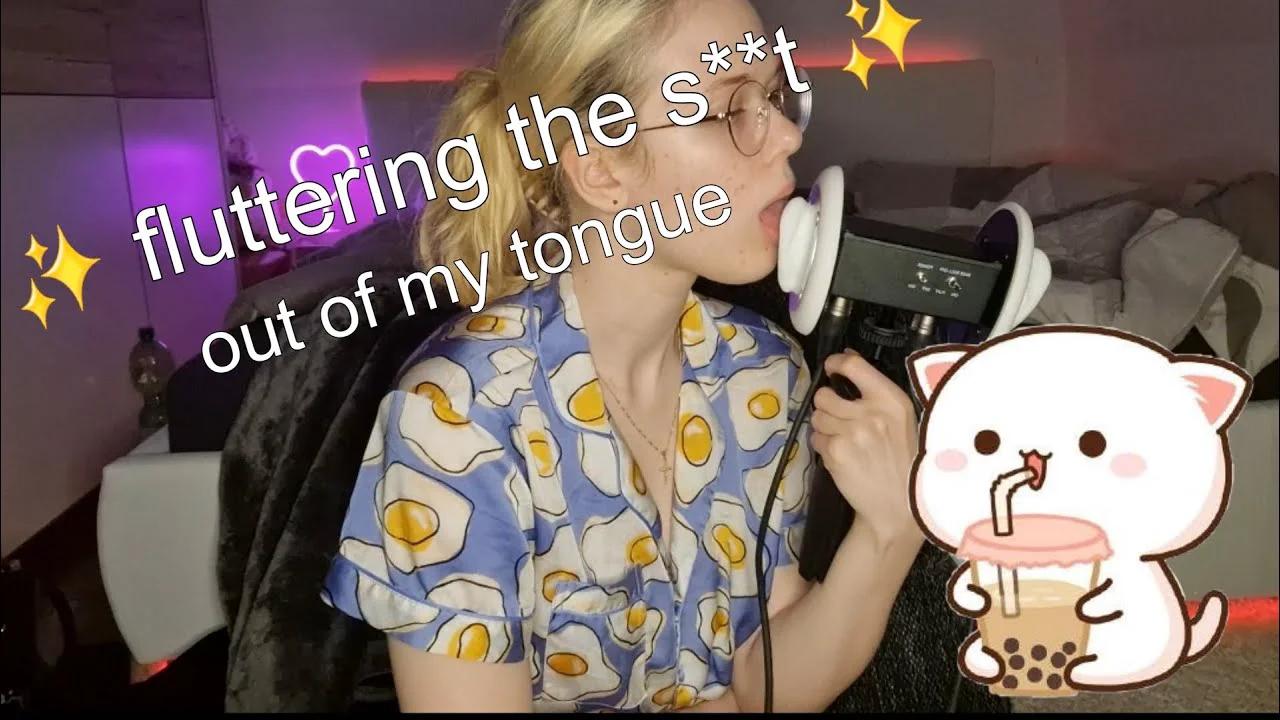 Asmr The Best Tongue Fluttering No Talking 3dio