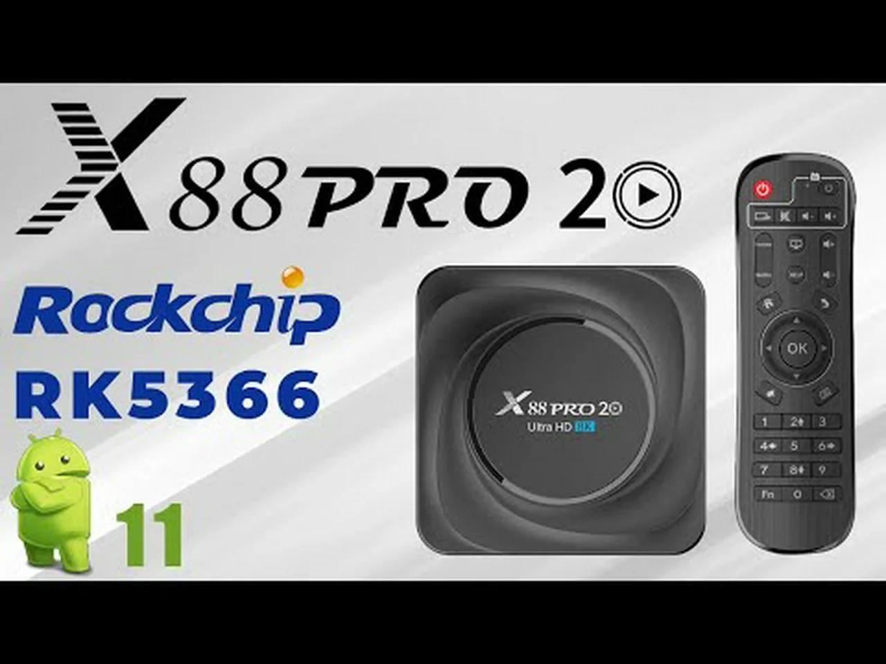 X88 Pro 20 Rockchip RK3566 Android 11 TV Box Review