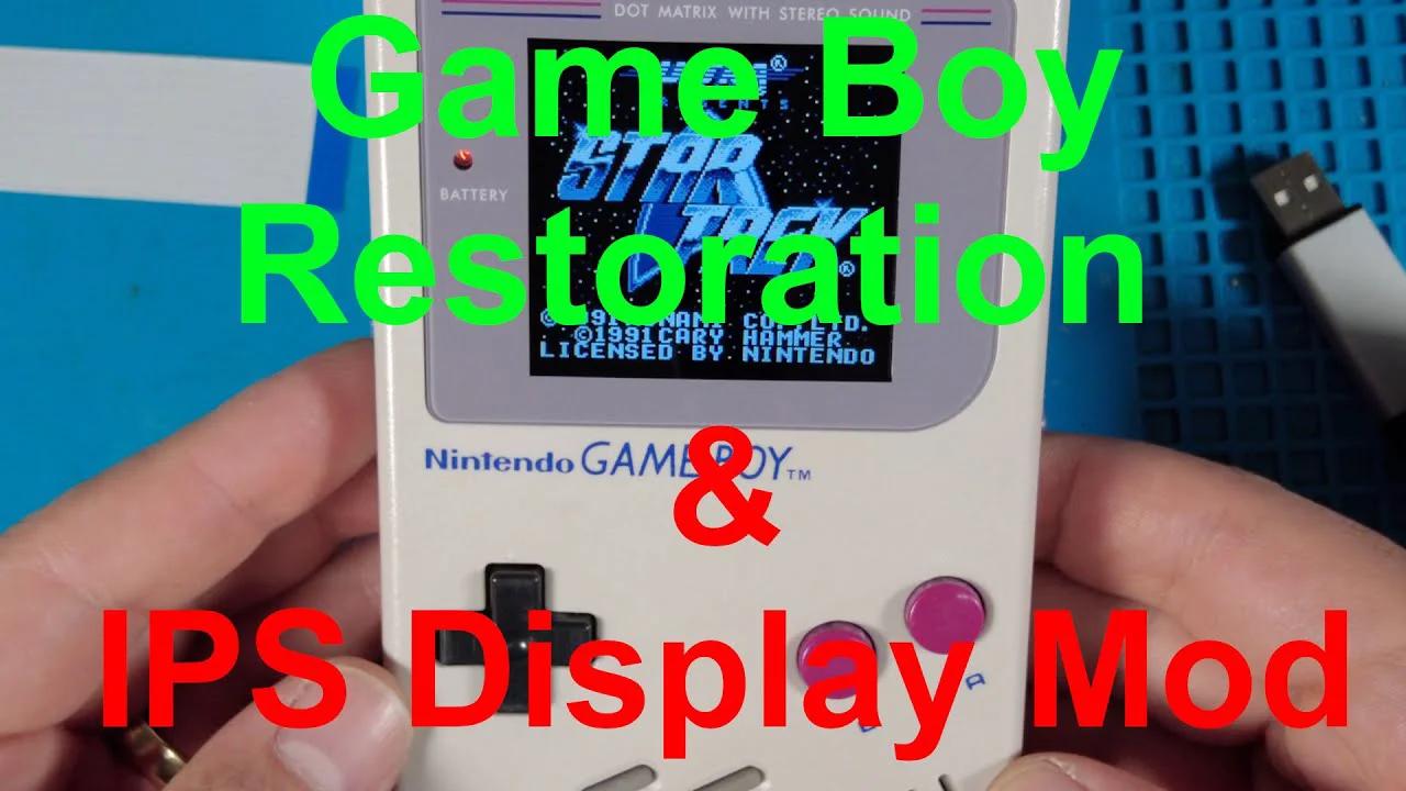 Gameboy Restoration and Display Upgrade: Bringing Retro Gaming Back to ...