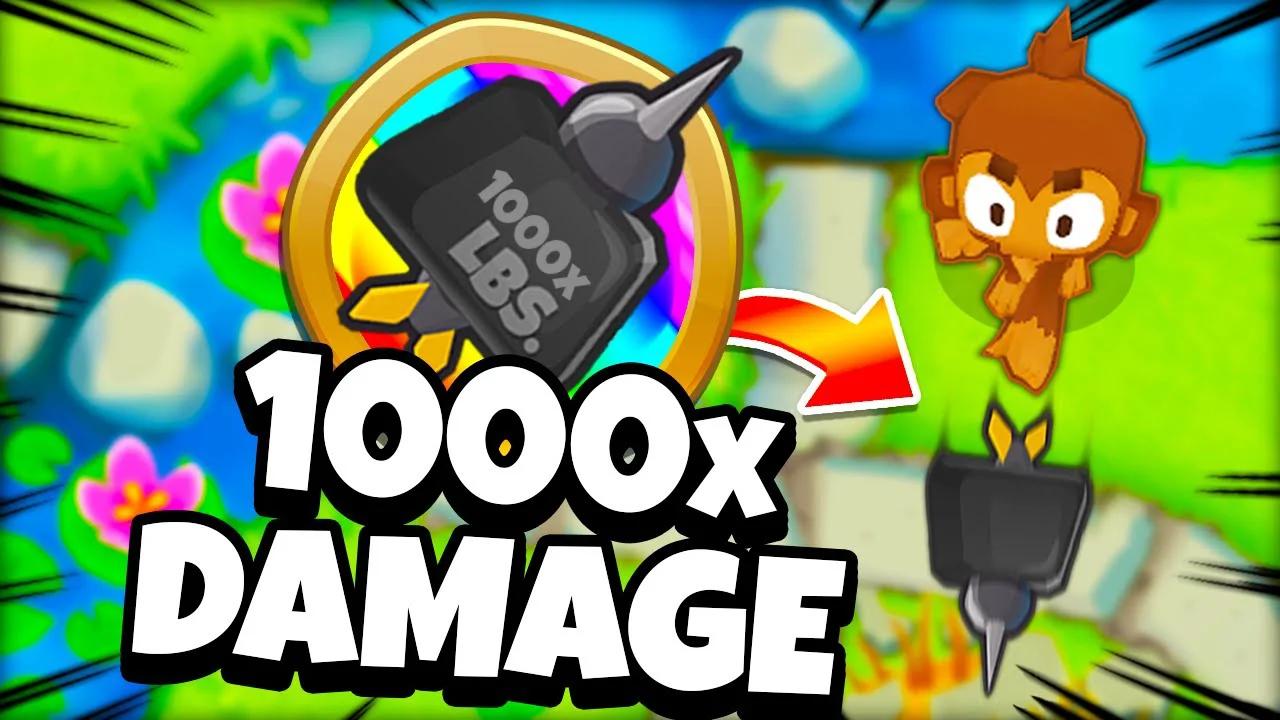 x1,000 Damage in Bloons TD 6