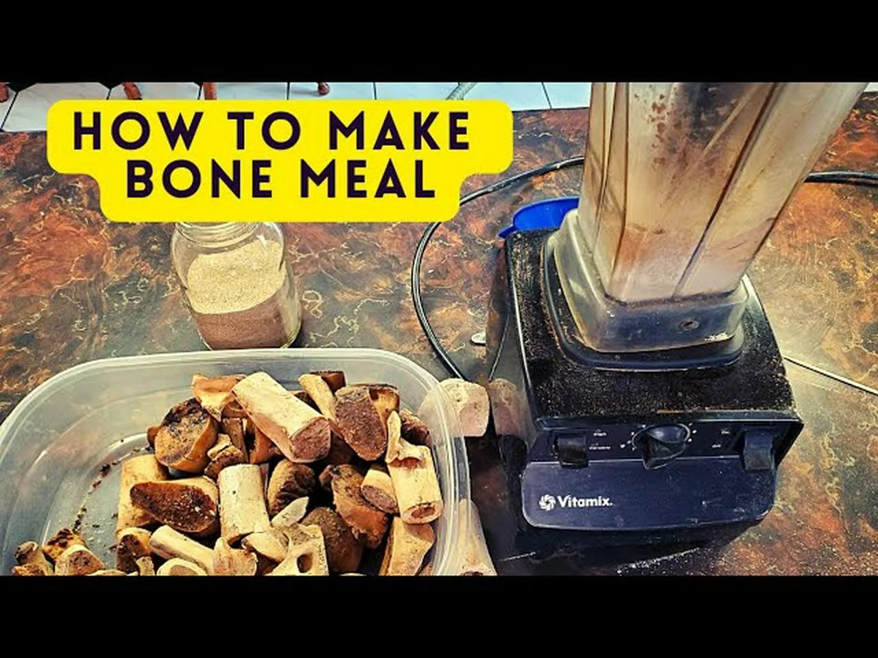 How to Make Bone Meal #gardeninghomesteadingskills