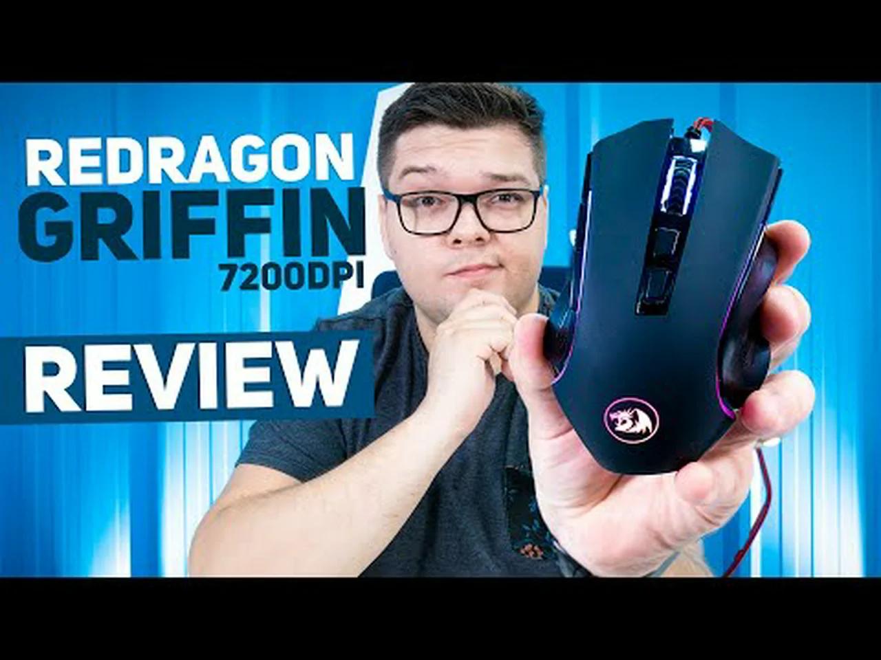 Mouse Gamer Griffin | 7200DPI e Sensor Pixart PAW3212 | Análise
