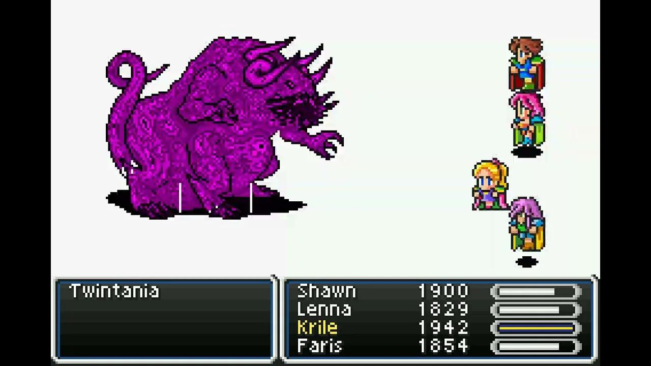 Final Fantasy V Advance - Interdimensional Rift - Twintania