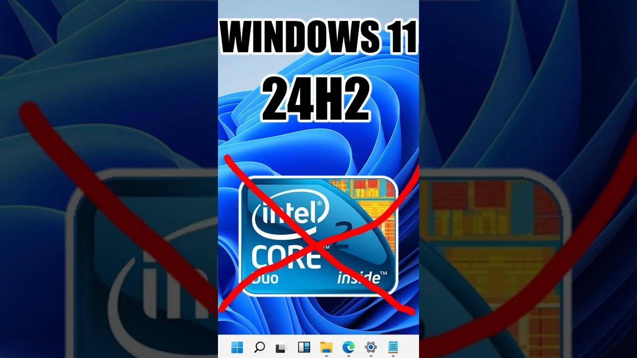WINDOWS 11 24H2 NON FUNZIONA SUI VECCHI PC #windows11 #windows1124h2