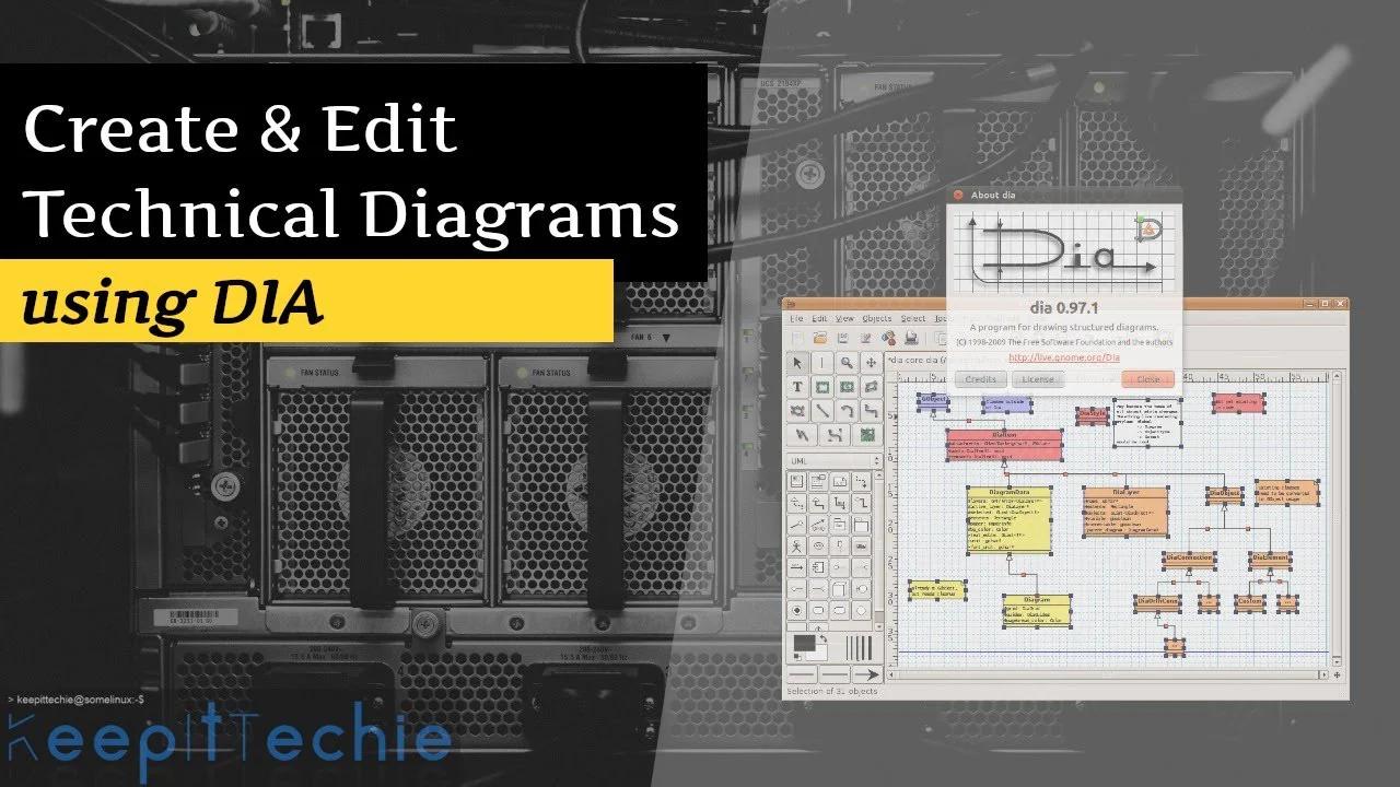 DIA | Create and Edit Technical Diagrams in Linux