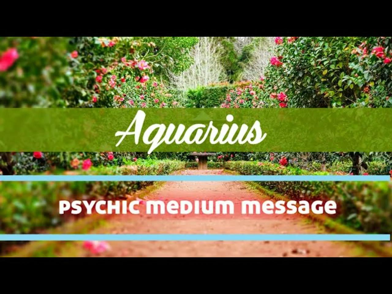 Aquarius - Medium message from your Aunt