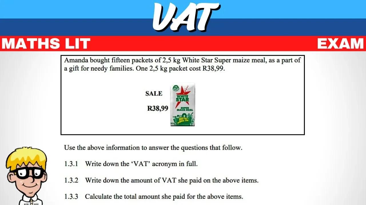 Exam Questions | Finance Maths Lit