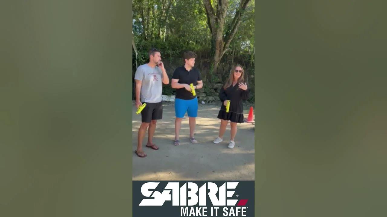 Clay, Buck and Karol test out the Sabre Home Defense Pepper Projectile ...