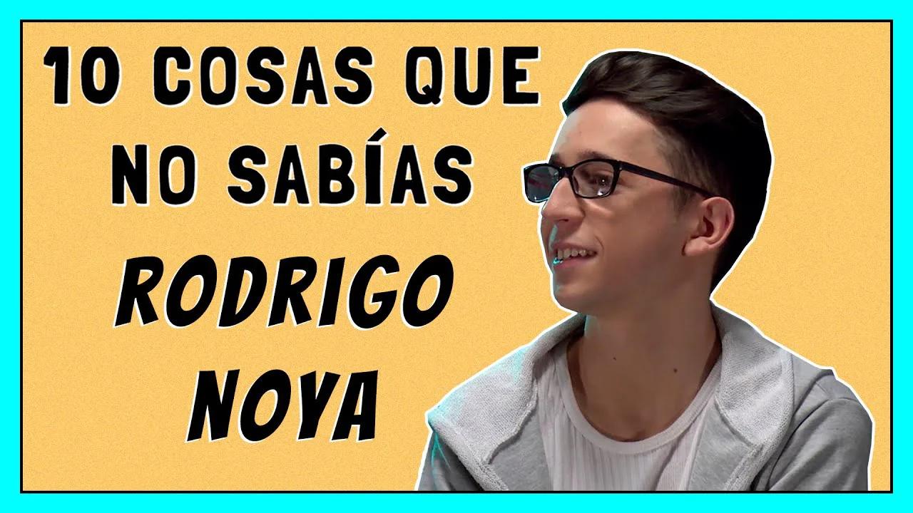 10 COSAS que NO SABIAS de RODRIGO NOYA | ManiTV