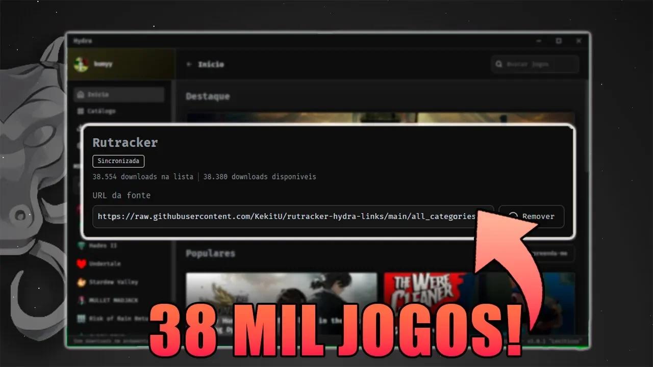 FONTE INSANA COM 38 MIL JOGOS NO HYDRA! - Hydra Launcher