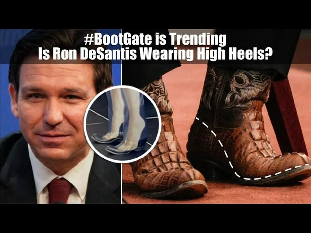 #BootGate is Trending. Is Ron DeSantis Wearing High Heels?
