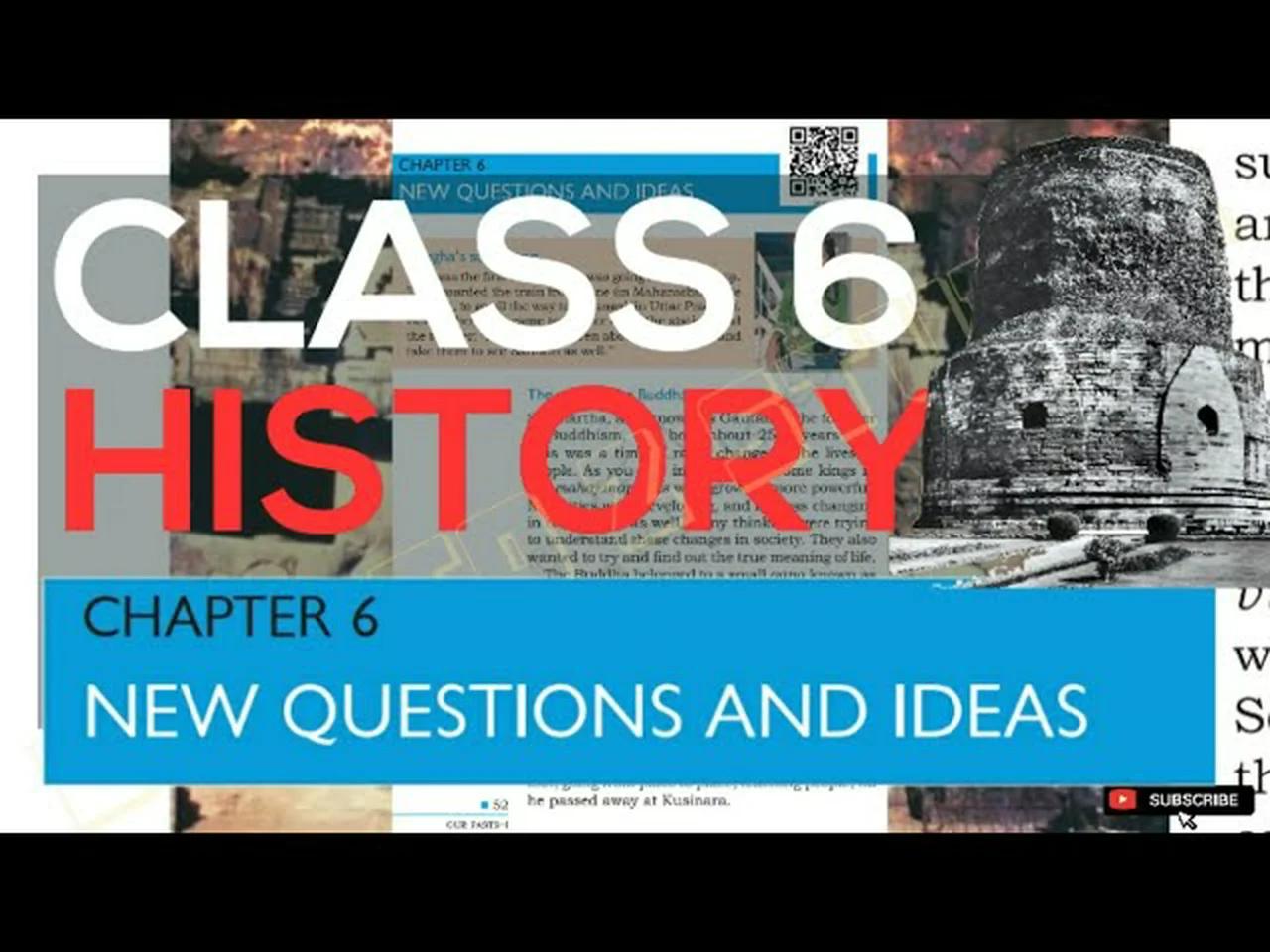 New Questions and Ideas | Class 6 HISTORY| Chapter 6 | Q/A ...