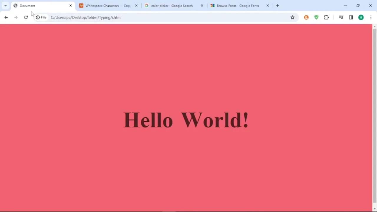 How To Create Typing Effect In Html Css And Js Html Css And Js Tutorial