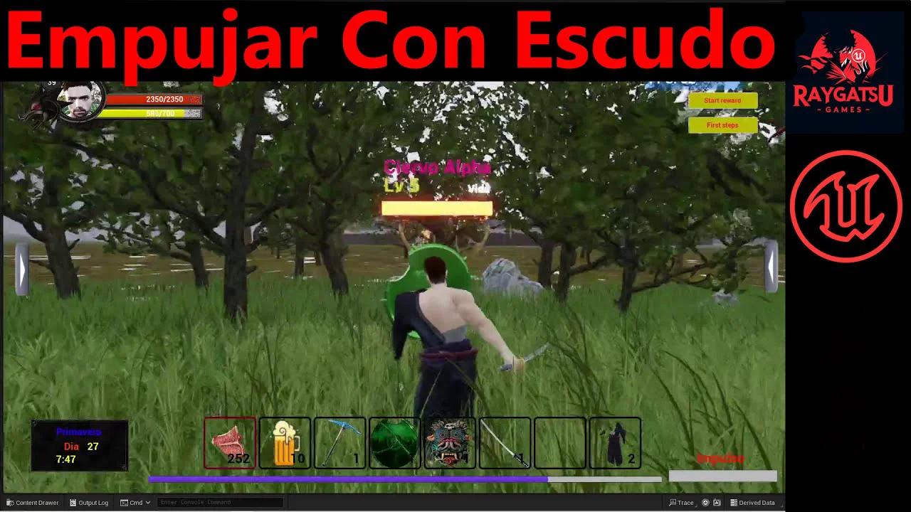 Cómo Crear un Sistema para Empujar Enemigos con el Escudo en Unreal Engine 5 | Tutorial Completo