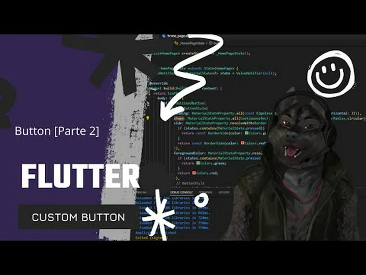 Como Criar Custom Button Parte 2 Flutter Custombutton