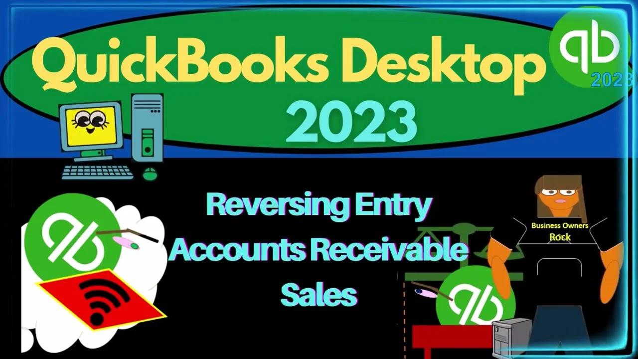 Reversing Entry Accounts Receivable Sales 10300 QuickBooks Desktop 2023