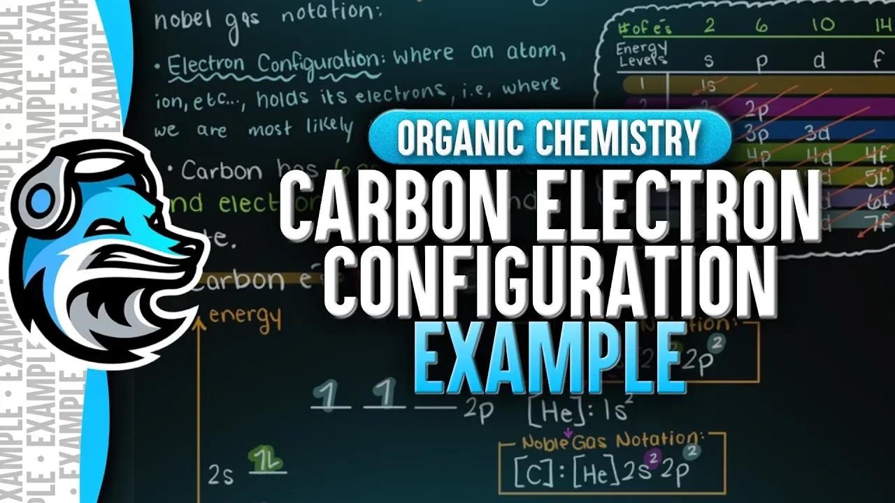Carbon Ground State Electron Configuration Organic Chemistry