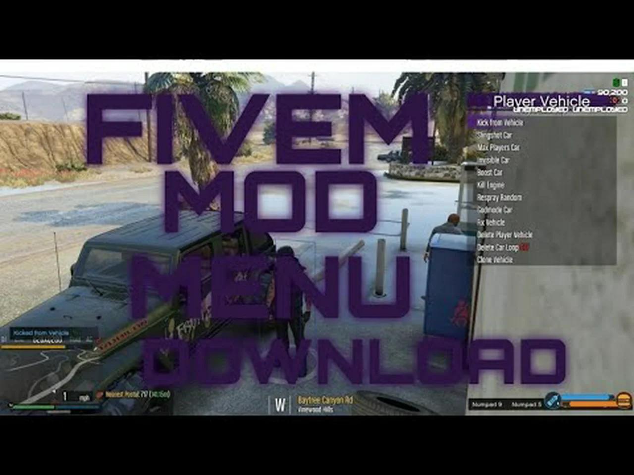 FIVEM MOD MENU | FREE FIVEM MOD MENU DOWNLOAD | UNDETECTED 2022