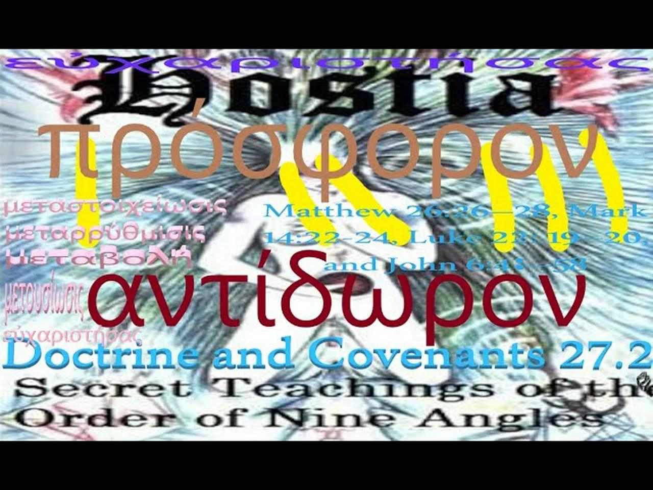 The Transfiguration of Giving in Hostia III: Secret Teachings of ONA by ...