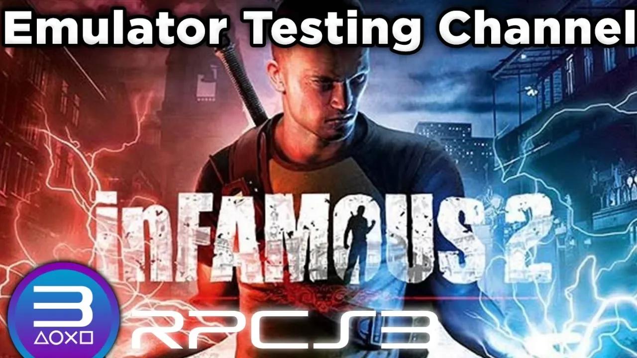 Infamous 2 4k | RPCS3 0.1.8 | PS3 Emulator