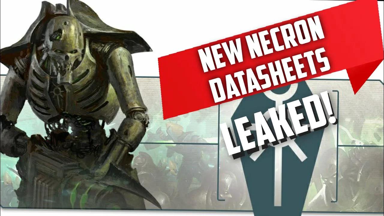 9th EDITION NECRON DATASHEETS // INDOMITUS NECRONS REVEALED!