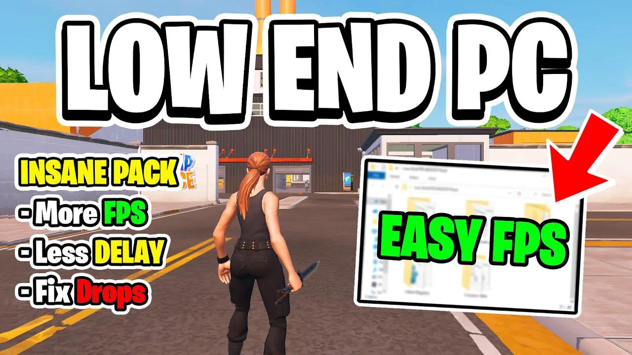Insane LOW END FPS BOOST PACK For Fortnite Chapter 4 *LOW END PC*