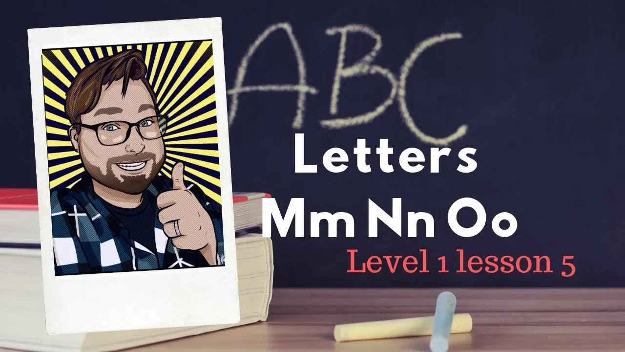 Adult Phonics Level 1 lesson 5 MNO Alphabet Sounds and Words | Quick ...